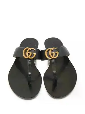 Gucci Gg Marmont Thong Sandals