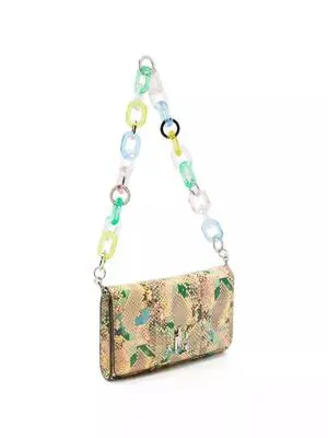 JIMMY CHOO Varenne Animal-pattern Clutch Bag