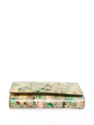 JIMMY CHOO Varenne Animal-pattern Clutch Bag