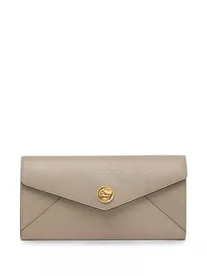 Chloé Envelope Logo-plaque Envelope Wallet - Neutrals