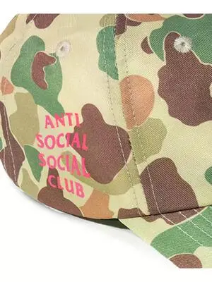 ANTI SOCIAL SOCIAL CLUB Camouflage Print Baseball Cap - Neutrals