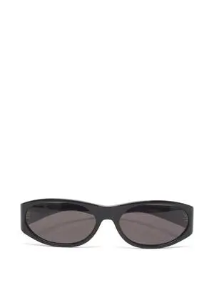 FLATLIST Eddie Kyu Oval Sunglasses - Black