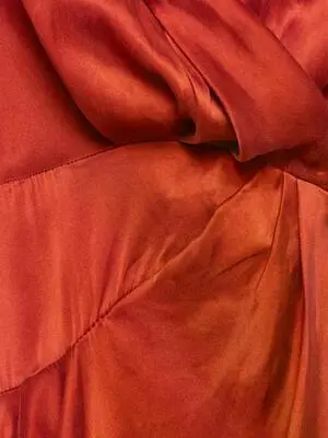 Zimmermann Satin Ruffle Wrap Dress