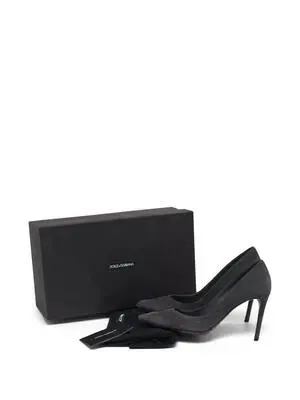 Dolce & Gabbana Suede Pointed Toe Stiletto Pumps