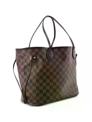 LOUIS VUITTON Neverfull Damier Mm Tote Bag - Brown
