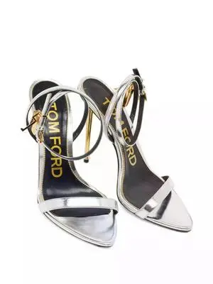 TOM FORD Padlock Leather Sandals