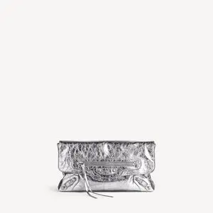 Balenciaga Le City Clutch - Silver