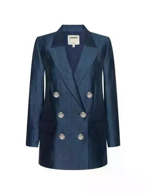 L'Agence Cambrie Double-breasted Blazer - Blue