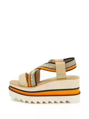 Stella McCartney Elyse Platform Sandals - Neutrals