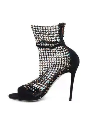 Rene Caovilla Embellished Stiletto Heeled Sandals