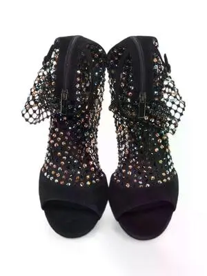 Rene Caovilla Embellished Stiletto Heeled Sandals