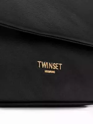 TWINSET Logo Plaque Shoulder Bag