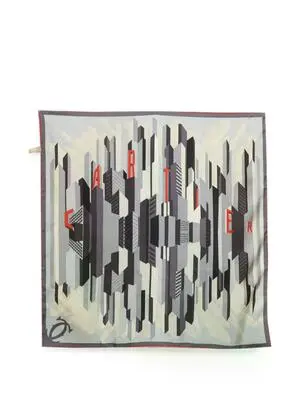 Cartier Skyline-print Square Scarf