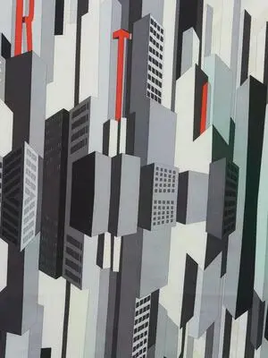 Cartier Skyline-print Square Scarf