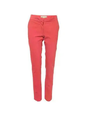 Stella McCartney Twill Straight-fit Trousers - Red