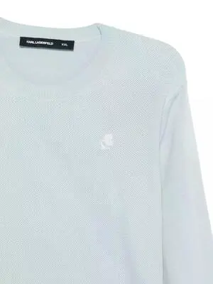 Karl Lagerfeld Logo Embroidery Sweater