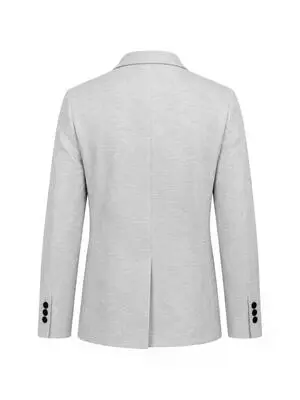 FRADI Single-breasted Jersey Blazer - Grey