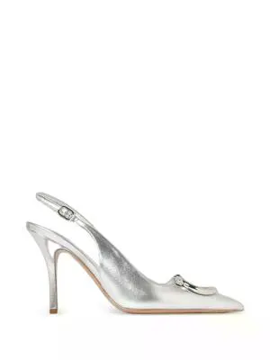 FERRAGAMO Gancini Pumps - Silver