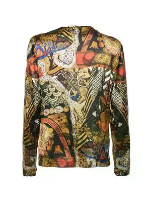 Etro Printed Satin Blouse