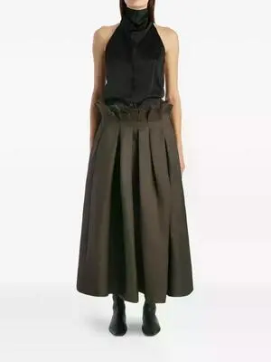 Khaite Halterneck Sleeveless Top - Black