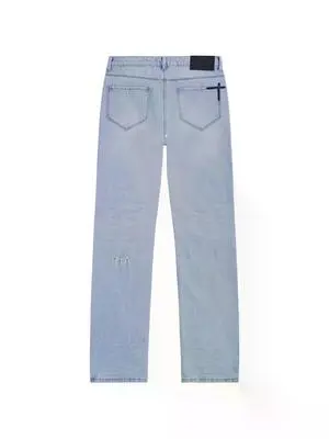 RtA Haru Logo-patch Slim-fit Jeans - Blue
