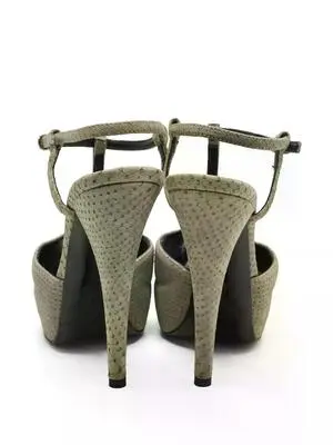 GIUSEPPE ZANOTTI Peep-toe T-bar Sandals