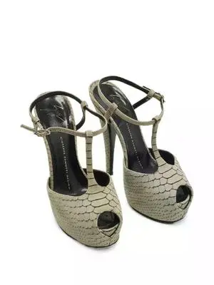GIUSEPPE ZANOTTI Peep-toe T-bar Sandals