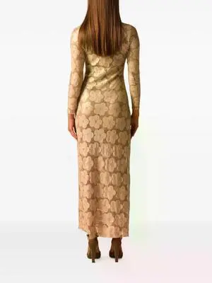 JBQ Petra Floral-lace Long-sleeve Maxi Dress