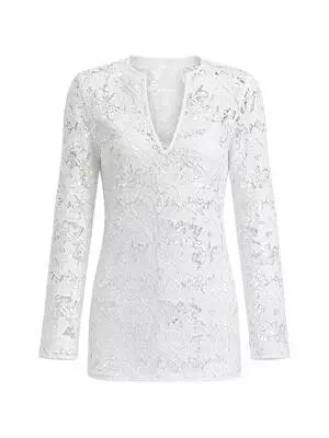 SOLAQUA Daphne Floral-lace Tunic