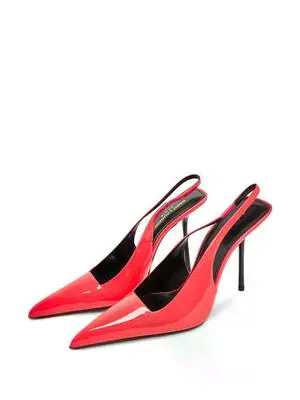 Saint Laurent Patent Leather Kiss Slingback Pumps