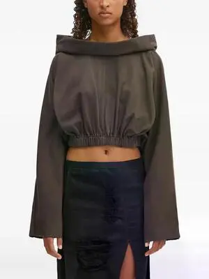 Rick Owens Cropped Hoodie