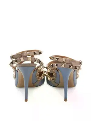 Valentino Garavani Rockstud Embellished Leather Pumps