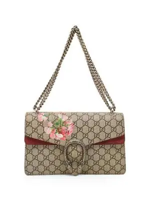 Gucci Dionysus Blooms Gg Supreme Shoulder Bag - Neutrals