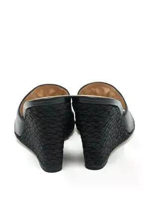 STUART WEITZMAN Woven Wedge Sandals