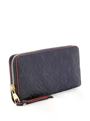 LOUIS VUITTON Zippy Wallet Monogram Empreinte Leather Small Wallets