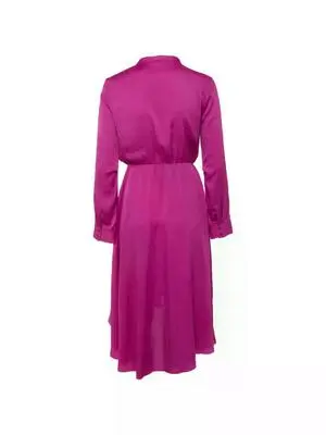 Maje Rushia Asymmetric Midi Dress
