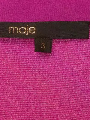 Maje Rushia Asymmetric Midi Dress
