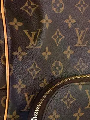 LOUIS VUITTON Monogram Canvas Evasion Travel Bag Mm Satchel