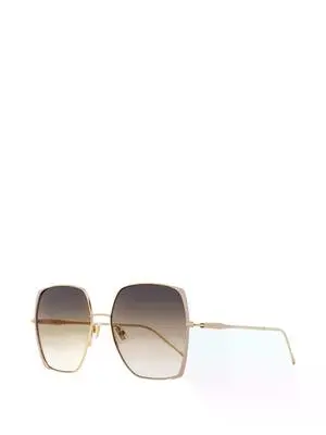 BOSS Geometric Frame Sunglasses