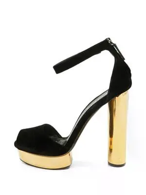 TOM FORD Velvet Platform Sandals