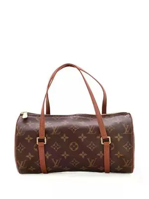 LOUIS VUITTON Papillon 26 Monogram Canvas Satchel - Brown