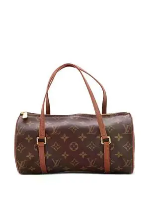 LOUIS VUITTON Papillon 26 Monogram Canvas Satchel - Brown