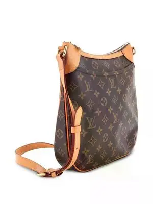 LOUIS VUITTON Monogram Canvas Odeon Mm Crossbody Bag