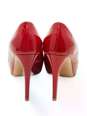 FERRAGAMO Vara Bow Leather Heeled Pumps