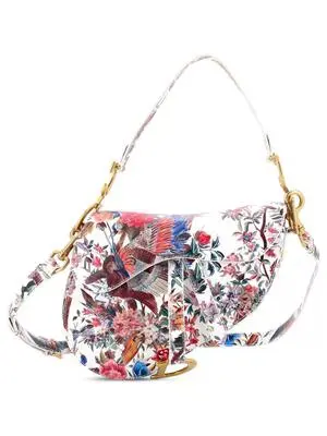 Dior Saddle Handbag With Strap - Multicolour