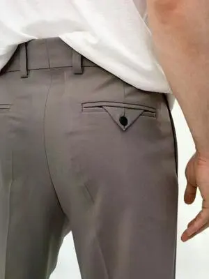 Hugo Pleated Detail Straight-leg Trousers