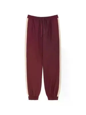Valentino Garavani Nylon Trousers With Vgold Detail - Red