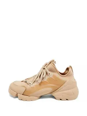Dior D-connect Panelled Sneakers - Neutrals