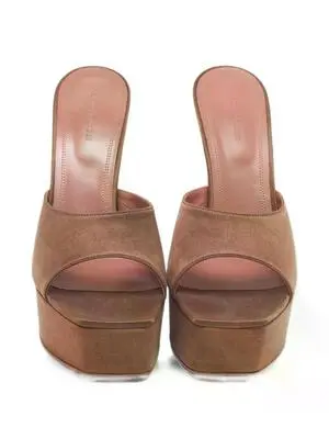 Amina Muaddi Dalida Platform Sandals