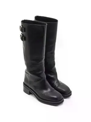 JIMMY CHOO Brooklyn Buckled Knee-high Boots